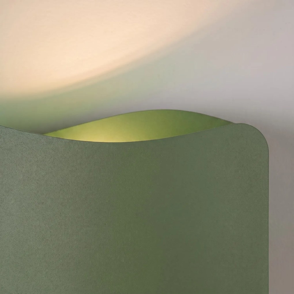 Sollux Lighting Nástěnné svítidlo TILA 30 olivově zelené