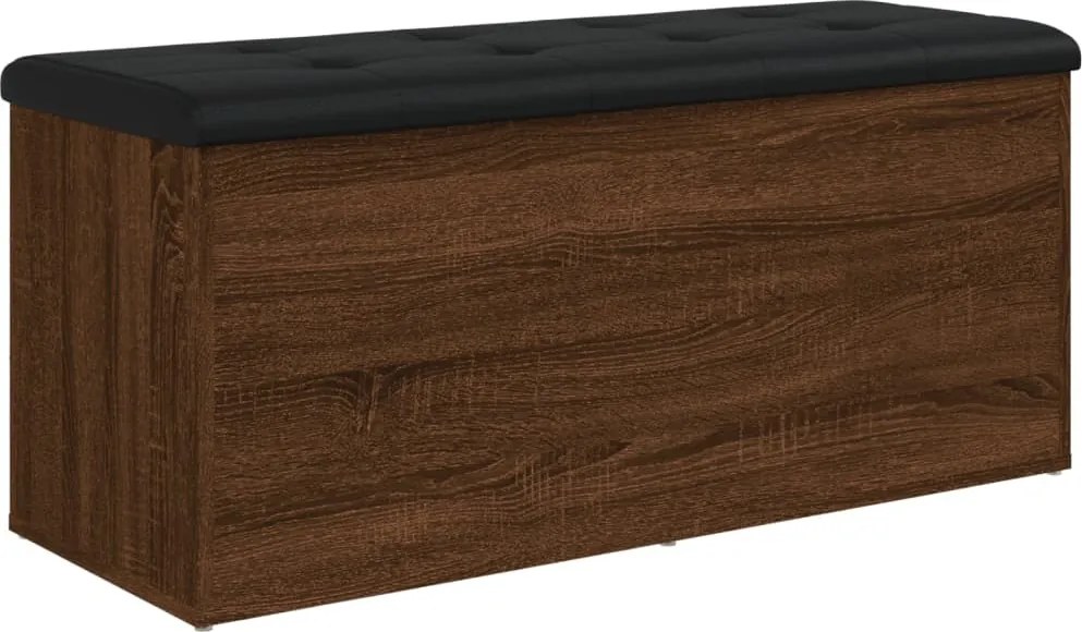 vidaXL Úložná lavice 102 x 42 x 45 cm kompozitní dřevo [835055] Barva: dub sonoma
