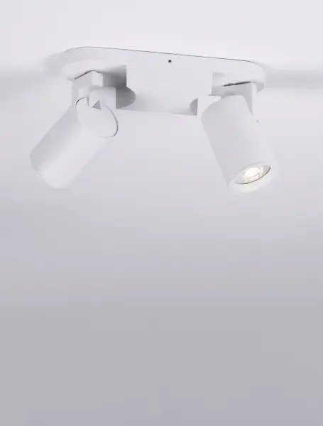 Minimalistické bodové svítidlo Esto 2 Bílá