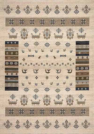 Vopi | Kusový koberec Santa Fe 3337 CRM - 120 x 170 cm