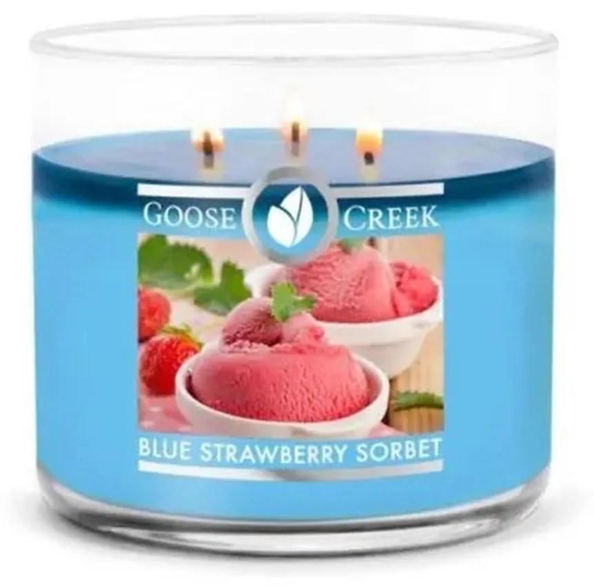 Goose Creek Candle svíčka Blue Strawberry Sorbet, 411 g