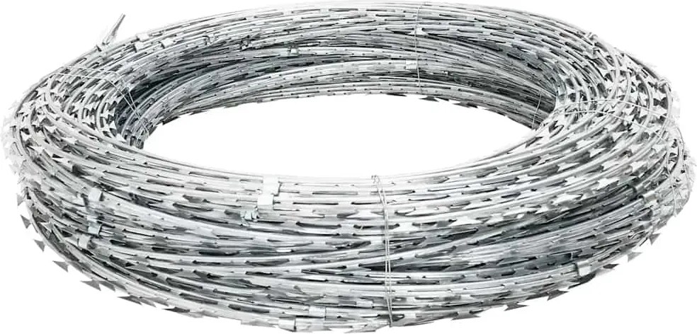 Žiletkový drát sepnutý BTO-22 pozinkovaná ocel 60 m 141811