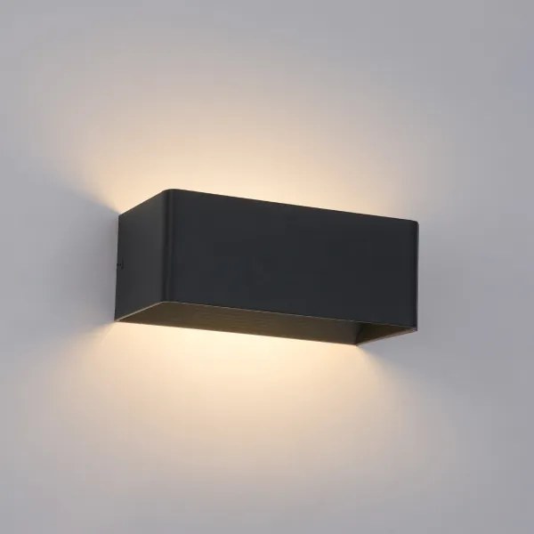 Brilagi - LED Venkovní nástěnné svítidlo DONNANI LED/7W/230V 20 cm černá IP44