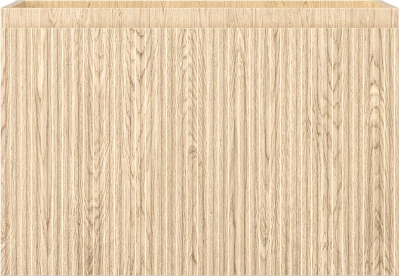 Mexen Rivel, koupelnová skříňka 70 cm, 1 zásuvka, drážkovaná, dub, 91A20-07047-1-BF81