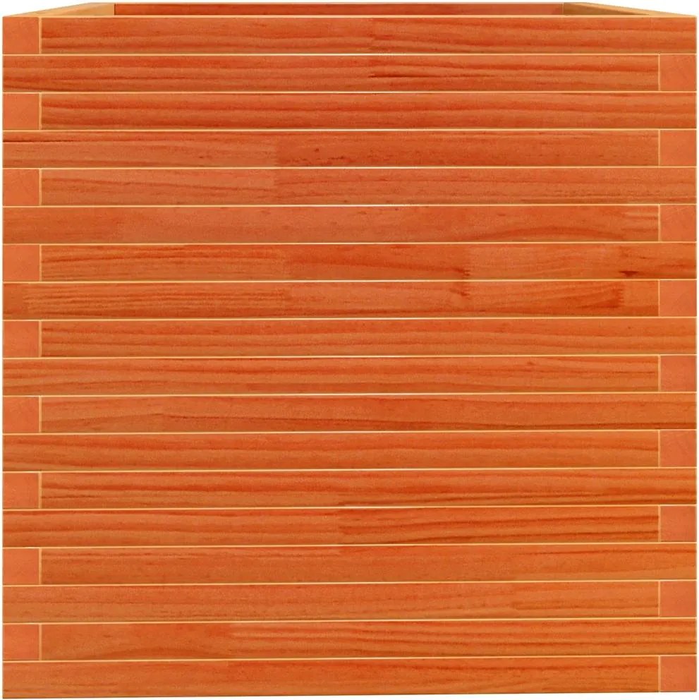 Zahradní truhlík voskově hnědý 70x70x72,5 cm masivní borovice 3282586