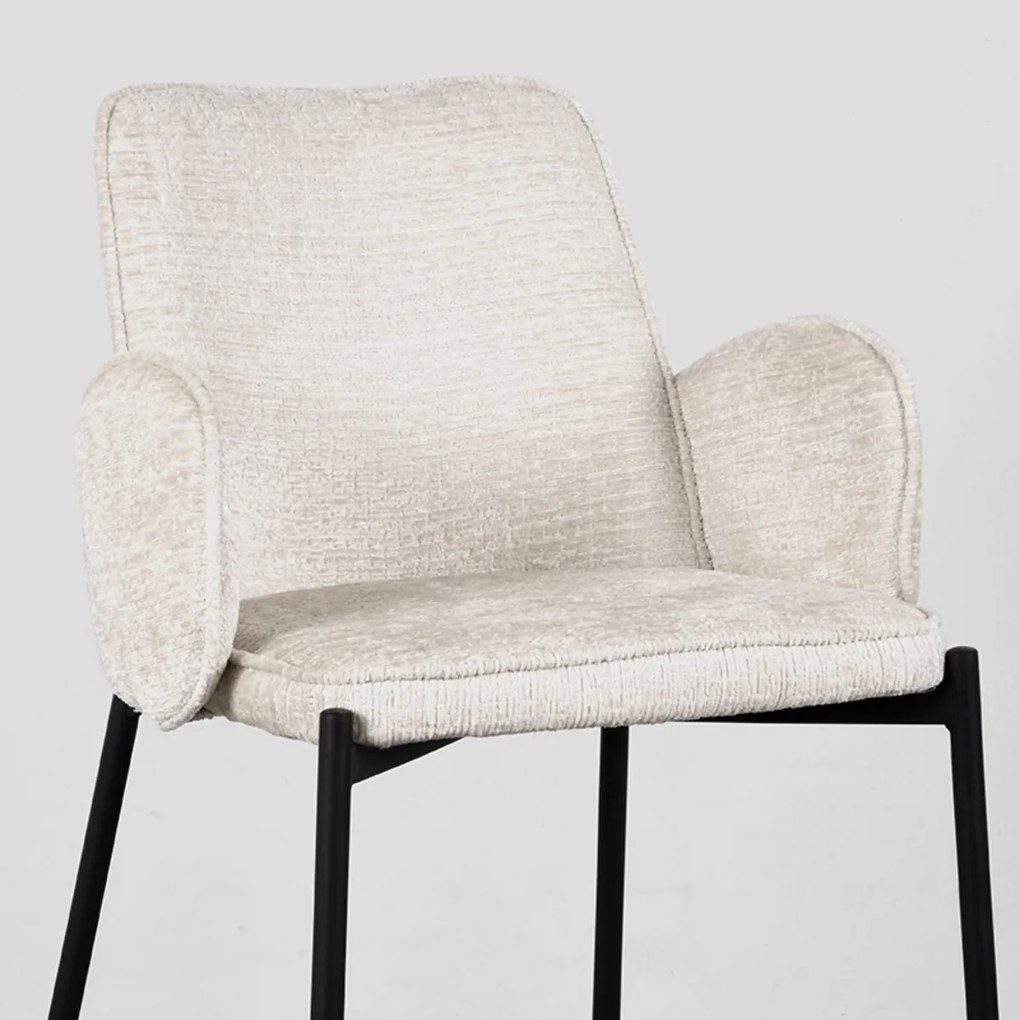LABEL51 Barová židle JONI krémová 94cm IH-50.187