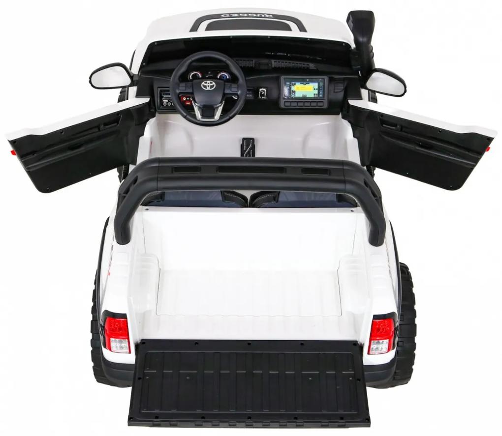 HračkyZaDobréKačky Elektrické autíčko Toyota Hilux  bílá