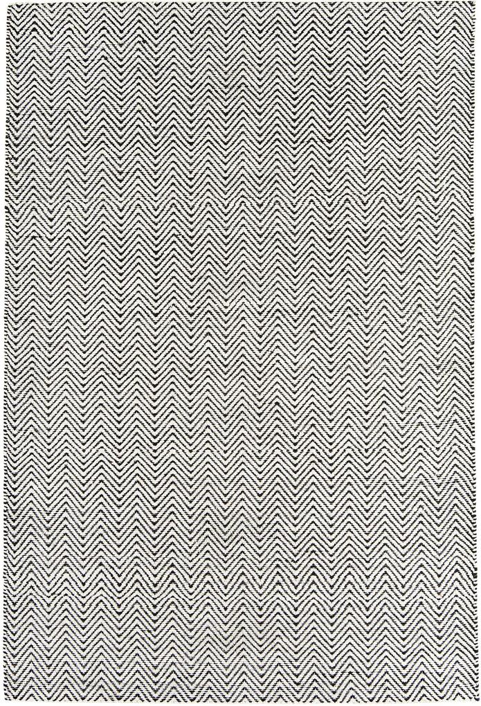 Masiv24 - Ives koberec 120x170cm - čierna/biela