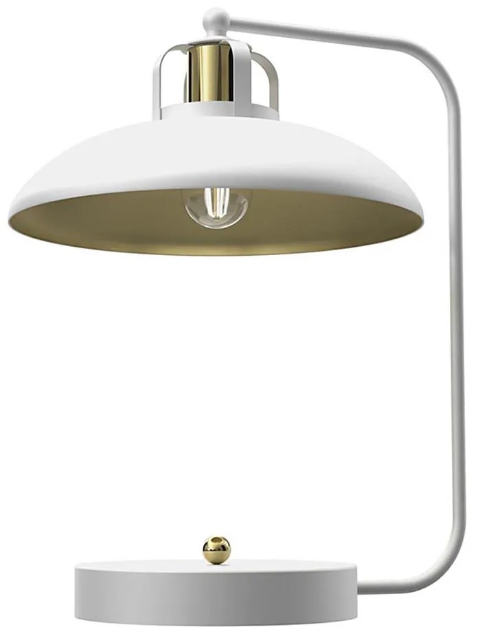 Stolní lampa FELIX 1xE27/60W/230V bílá