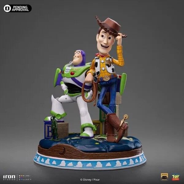 Soška Iron Studios Toy Story - Buzz and Woody 20 cm