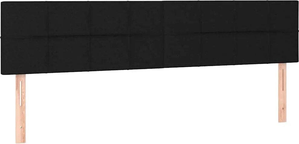 Box spring postel s matrací černá 120x190 cm textil 3269932