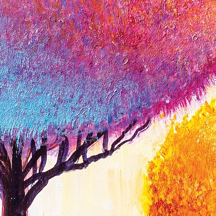 Malvis Tapeta barevné stromy Vel. (šířka x výška): 432 x 290 cm
