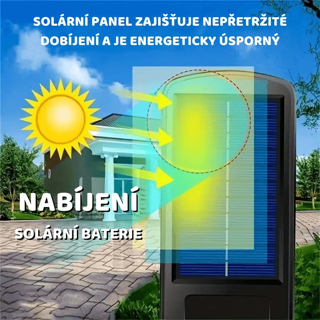 LightPro Solární LED světlo venkovní