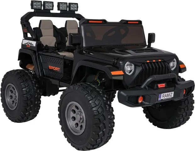 Elektrické autíčko Extreme Sport 4x4 černé
