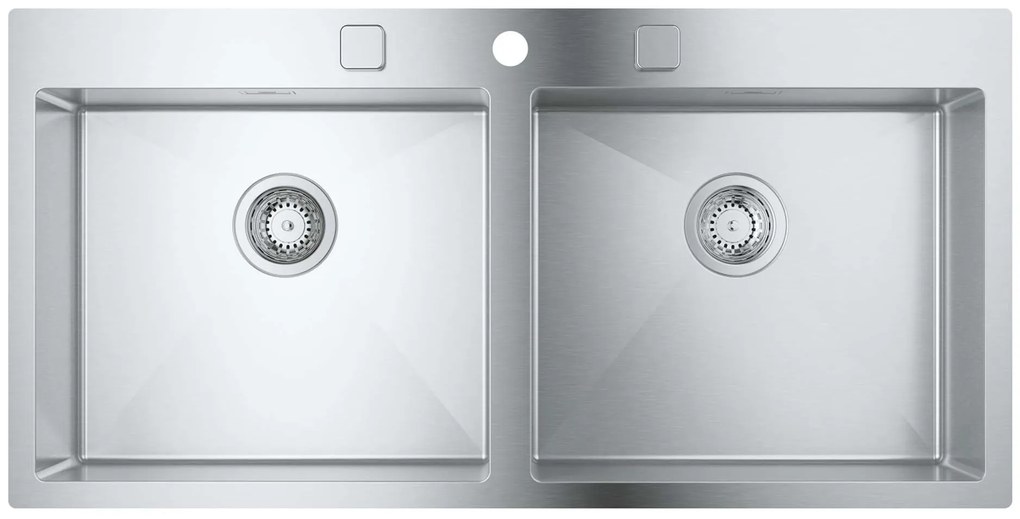 Grohe - Dřez K800, 102x51 cm, kartáčovaná nerez 31585SD1