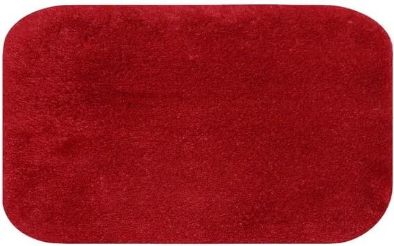 Červená předložka do koupelny Confetti Miami, 100 x 160 cm