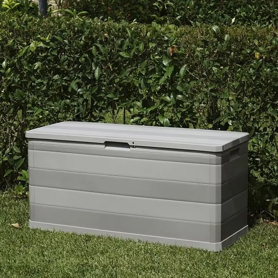 Toomax Zahradní úložný box na nářadí a polstry ELEGANCE 280 L - barva šedá