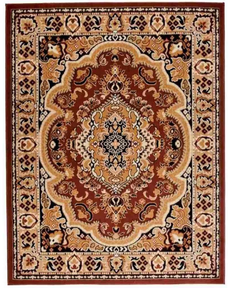 Kusový koberec PP Akay hnědý 100x200cm