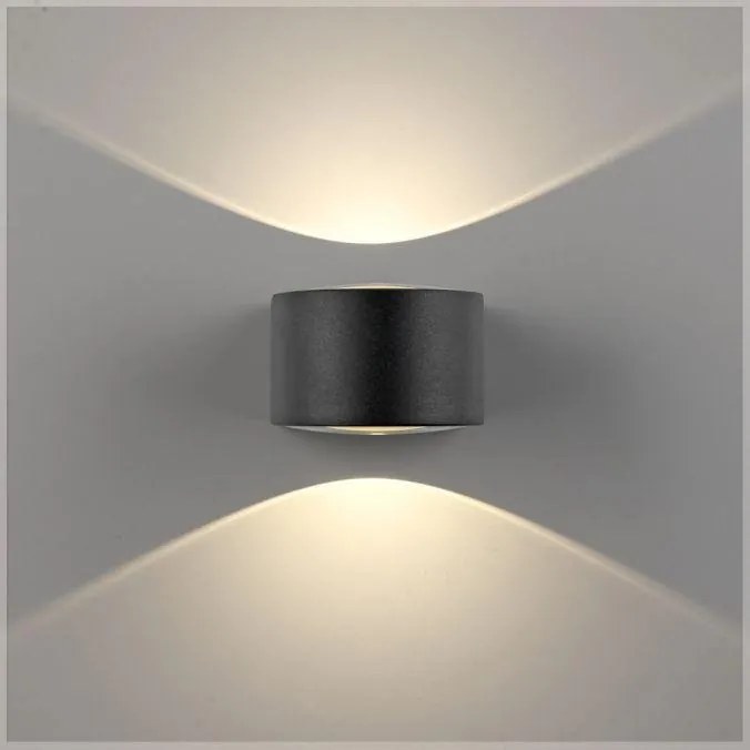 PN 9460-13 CARLA LED venkovní nástěnné svítidlo antracit IP54 3000K - PAUL NEUHAUS
