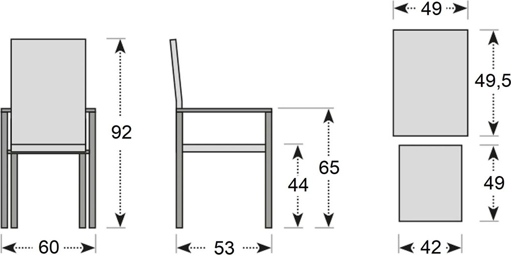 Doppler TAMAN 4 FSC® - zahradní stohovací teakové křeslo - Rozbalené zboží (N373)