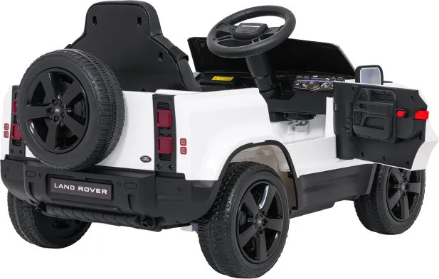 Elektrické autíčko Land Rover Defender bílé