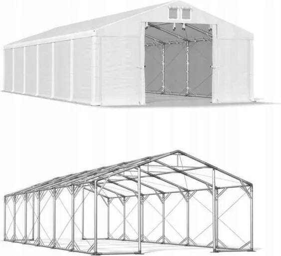Párty stany 6x12 m Silné Das 560 Pp