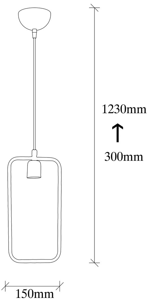 OPVIQ Závěsné osvětlení GEONNI 15cm 527ABY1712