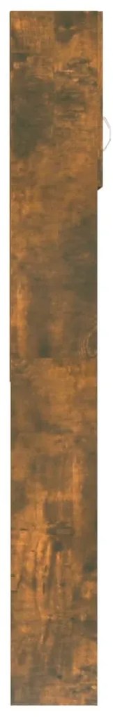 Skříňka nad pračku kouřový dub 64 x 25,5 x 190 cm - Default Title