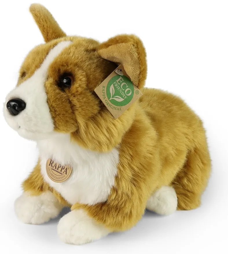 Rappa Plyšový pes corgi 32 cm ECO-FRIENDLY