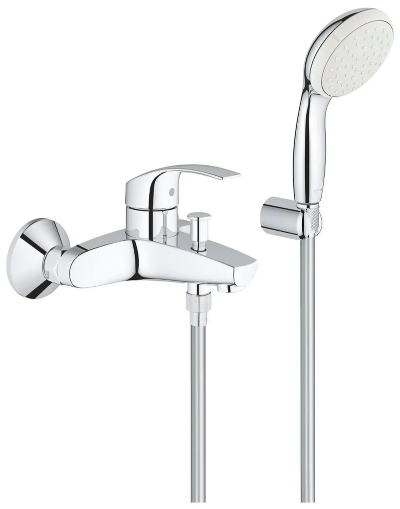 Grohe Eurosmart vanová baterie na stěnu chrom 3330220A