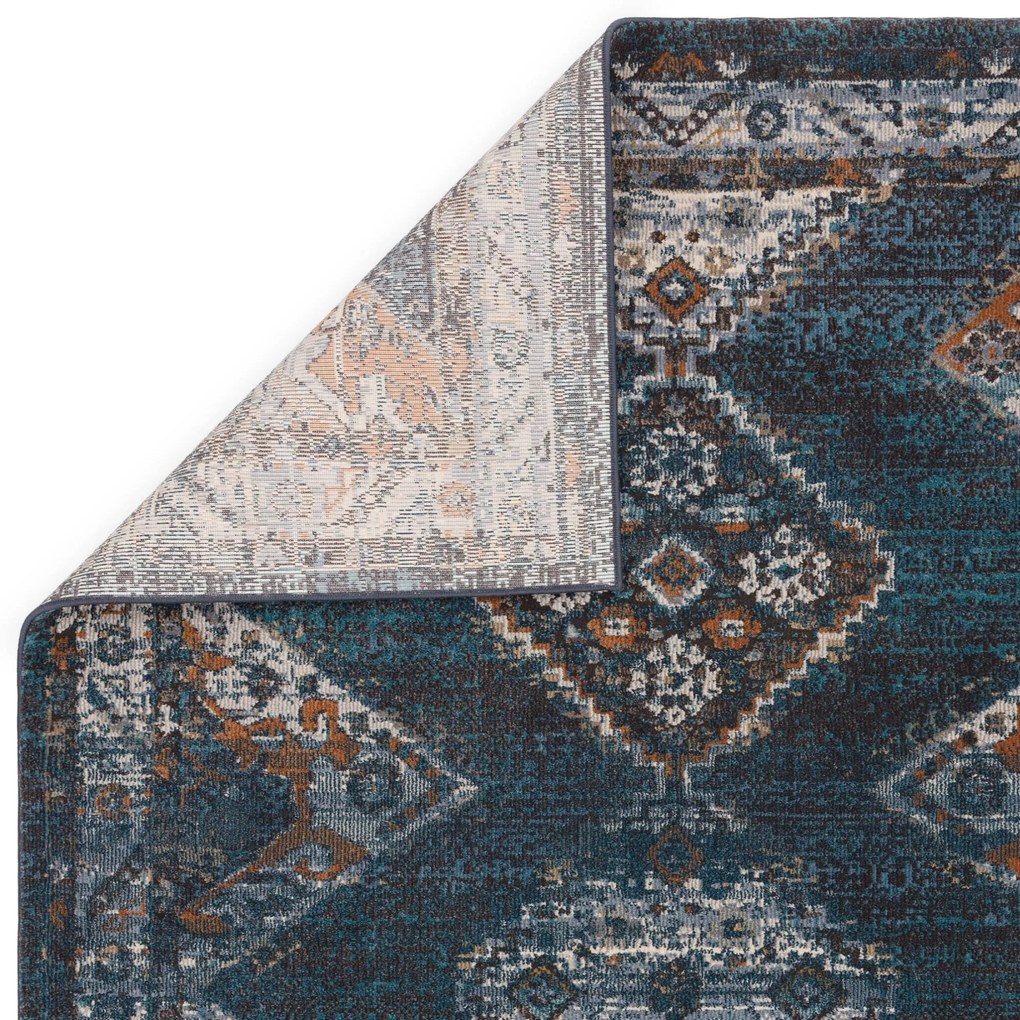 Modrý koberec Cure Blue Retro Rozměry: 120x170 cm