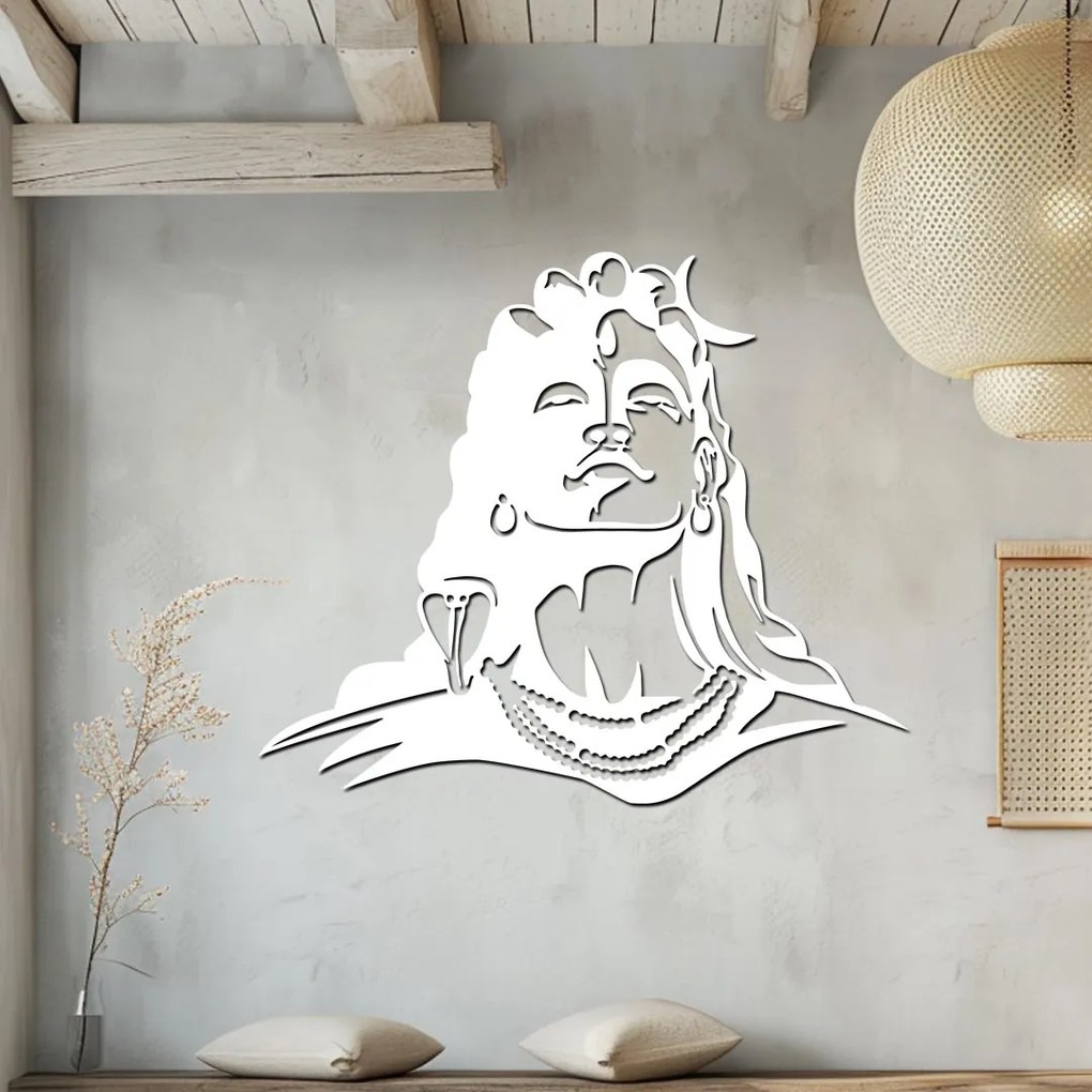 dřevo života Dřevěný obraz SHIVA Zvolte rozměr (cm): 95x80, Zvolte barvu dekoru: Černá