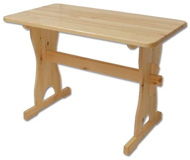 Klasický jídelní stolek Kert pro dvě osoby, masiv borovice