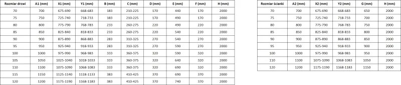 Mexen Mist T, sprchový kout s křídlovými dveřmi, levý, 85 x 100 cm, 8mm čiré sklo, černý profil, 8A4T-085-100-70-77-L
