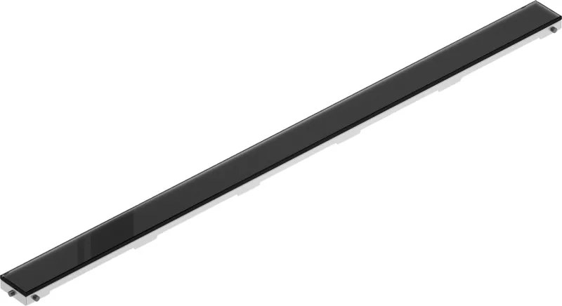 Mexen Flat MGB krytka na odtok 90 cm, černé sklo - 1026090