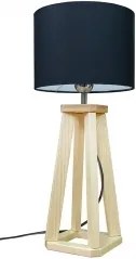 Stolní lampa LF 20, přírodní podnož (Černá)