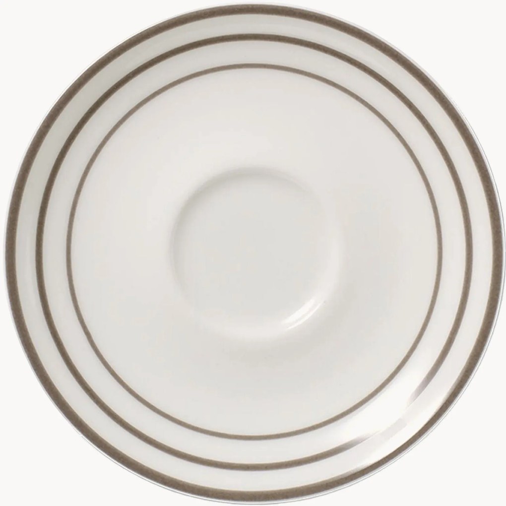Sada podšálků z kostního porcelánu Metropolitan, 6 dílů