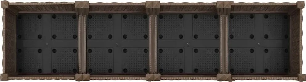 Vyvýšený záhon 160 x 40 x 23 cm polypropylen 316514