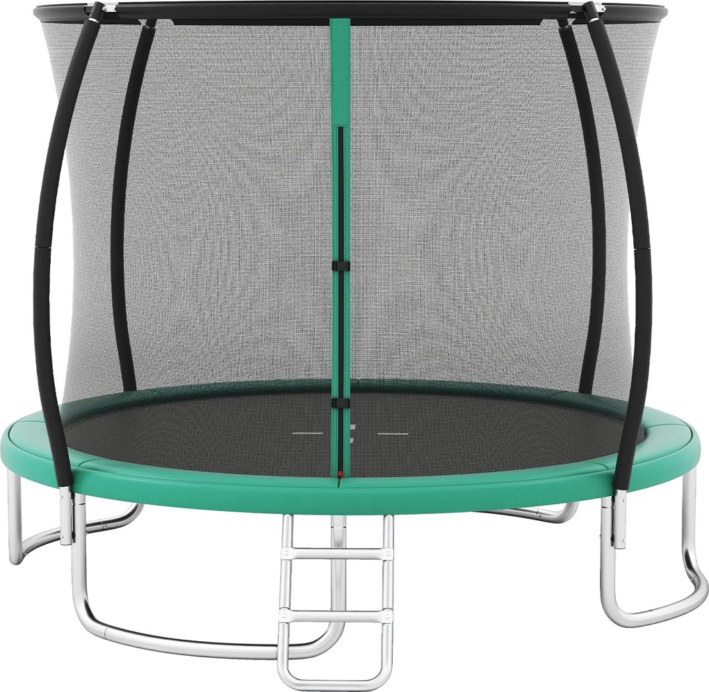 Costway Trampolína venkovní se žebříkem kulatá zahradní