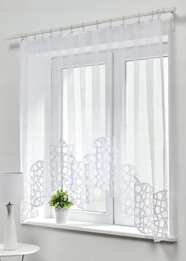 Dekorační oblouková krátká záclona MONIKA bílá 300x150 cm MyBestHome | BIANO