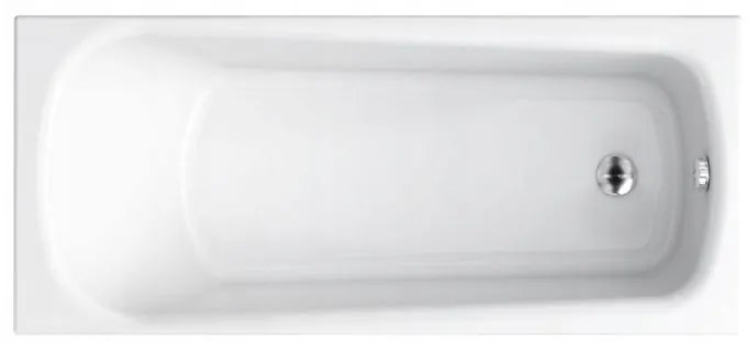 Cersanit Nao, akrylátová vana 160x70cm + nožičky, bílá, S301-243