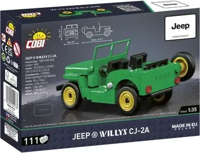 COBI 24517 Jeep Willys CJ-2A / 111 kostek / 1:35 / od 6 let