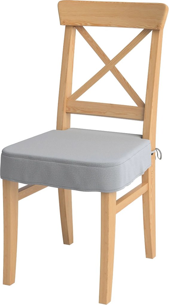 Sedák na židli IKEA Ingolf barva šedá látka sametová