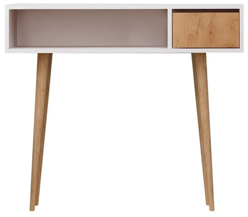Designová konzole Phailin 100 cm vzor dub