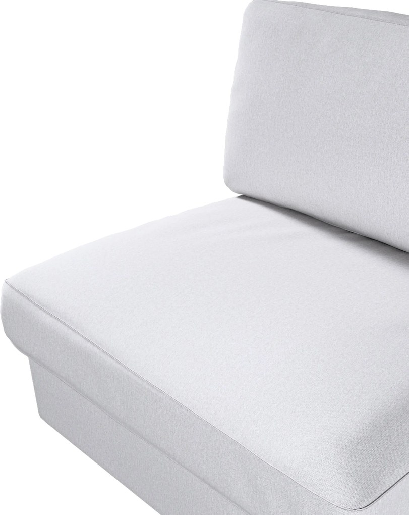 Potah na neskládací křeslo IKEA Kivik barva šedá látka pletený vzor