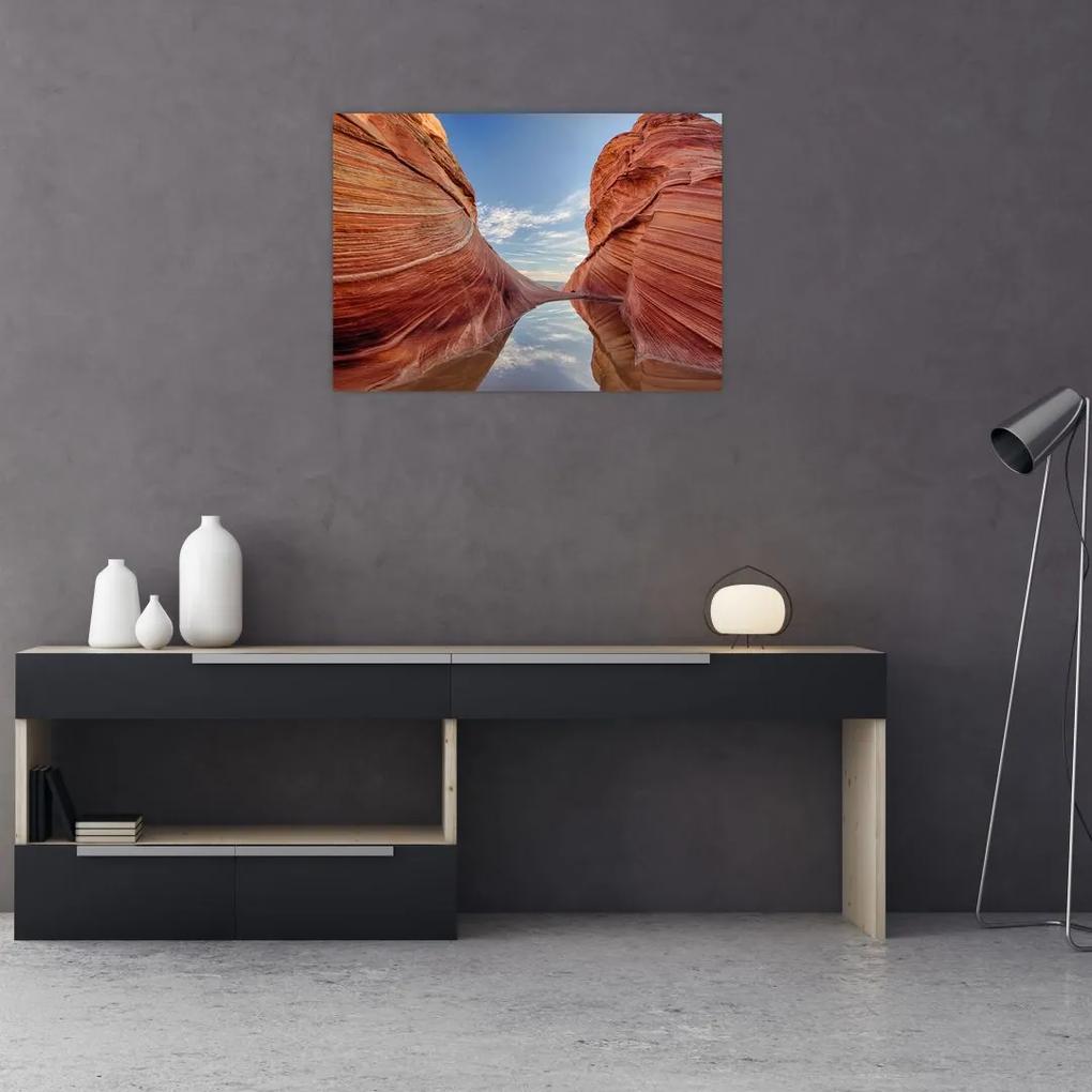 Skleněný obraz - Vermilion Cliffs Arizona (70x50 cm)