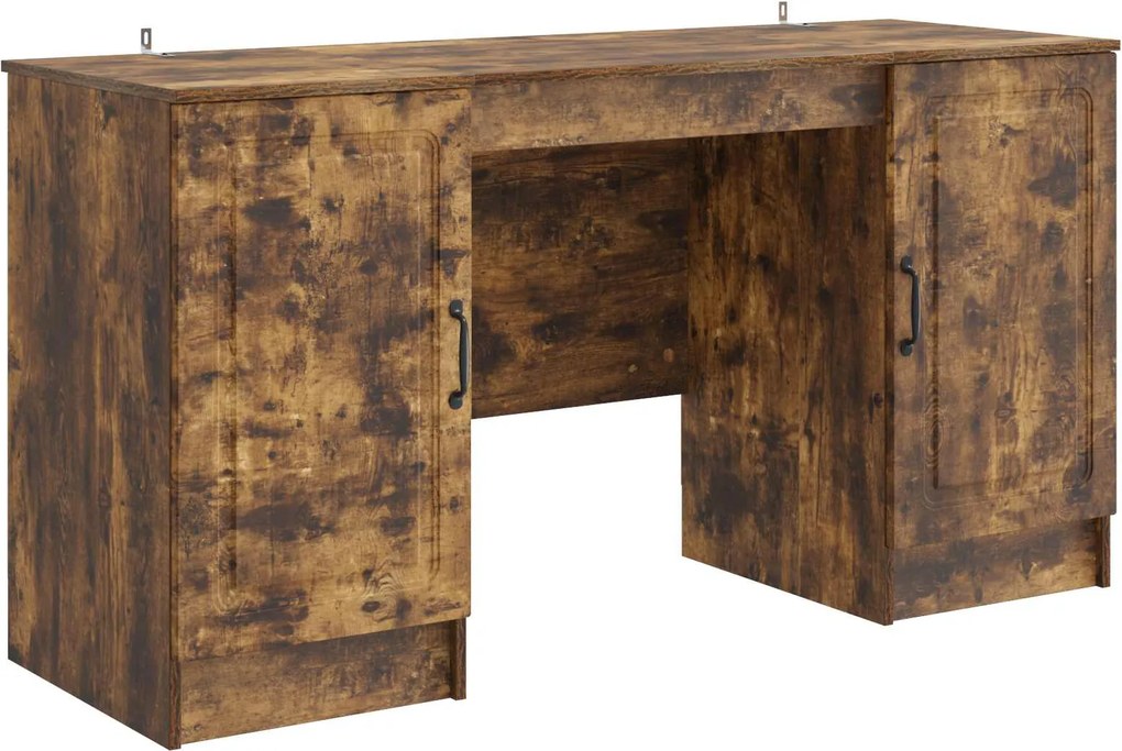 Stůl Kouřový dub 142,5 x 50 x 75 cm Kompozitní dřevo 3414644