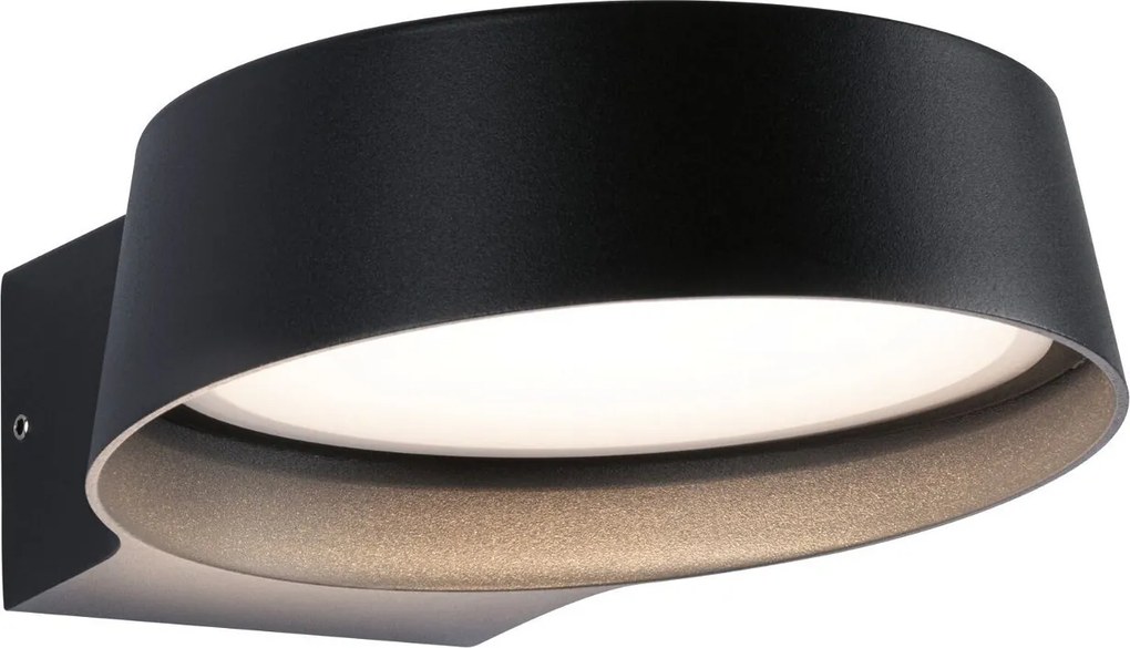 P 94789 LED venkovní nástěnné svítidlo Capea Grand IP44 162x195mm 3000K 11,5W 230V 108° antracit hliník - PAULMANN