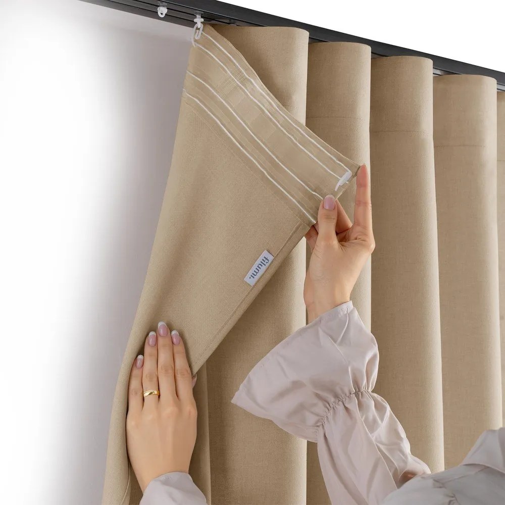 Béžový dimout závěs 200x270 cm Calisto – Filumi