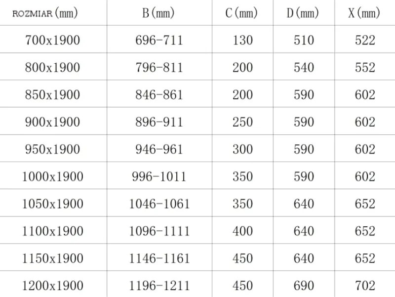 Mexen Roma sprchové dveře otevírací 110 cm, transparentní, chrom - 854-110-000-01-00
